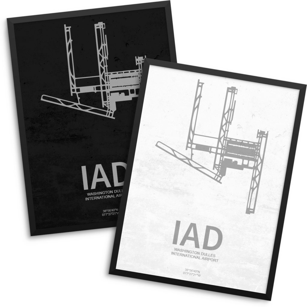 IAD Airport Poster – Airport Decor