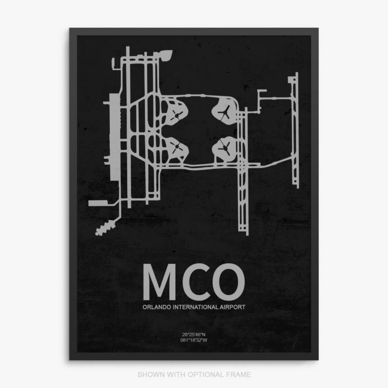 MCO Airport Poster – Airport Decor