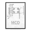 MCO Airport Poster – Airport Decor