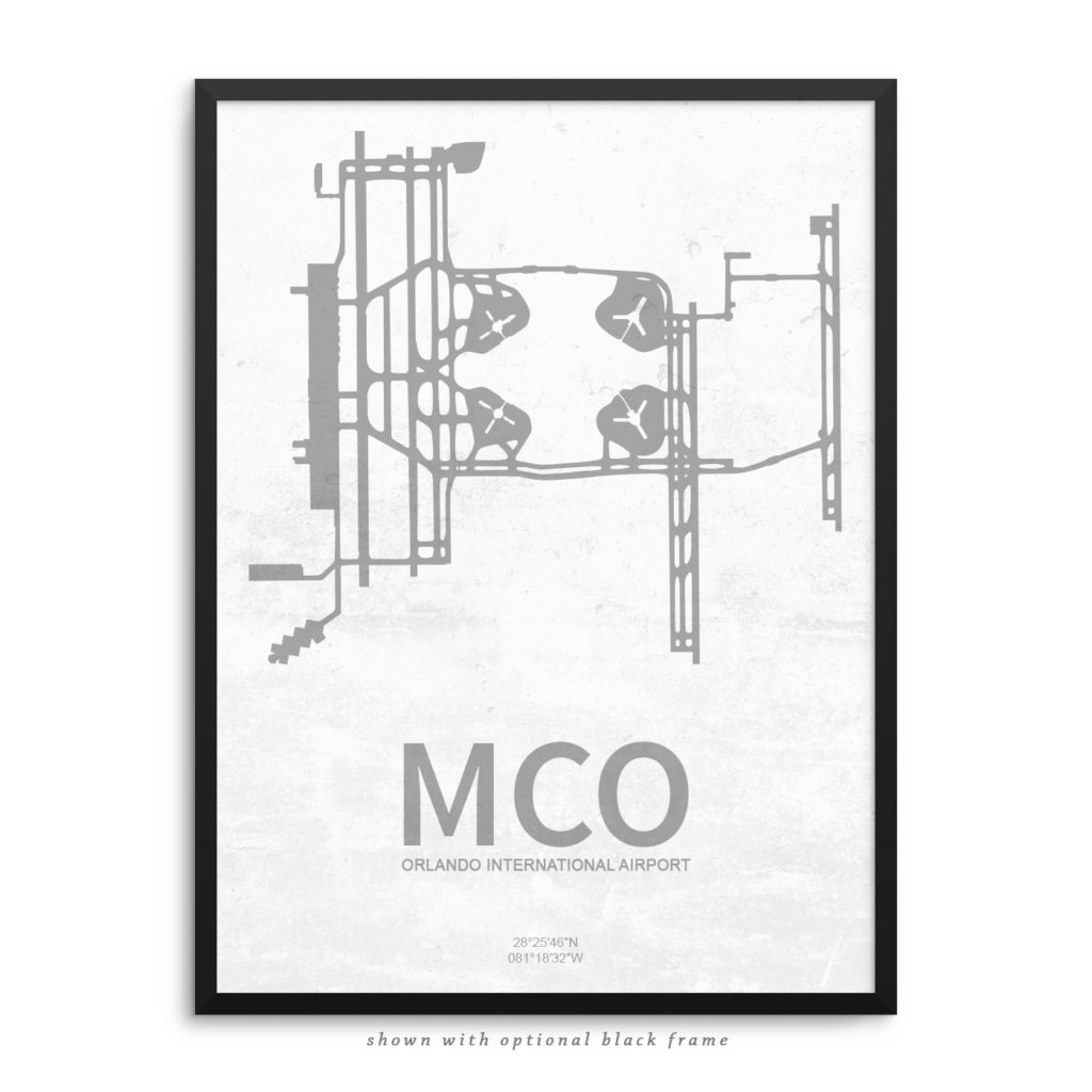 MCO Airport Poster – Airport Decor