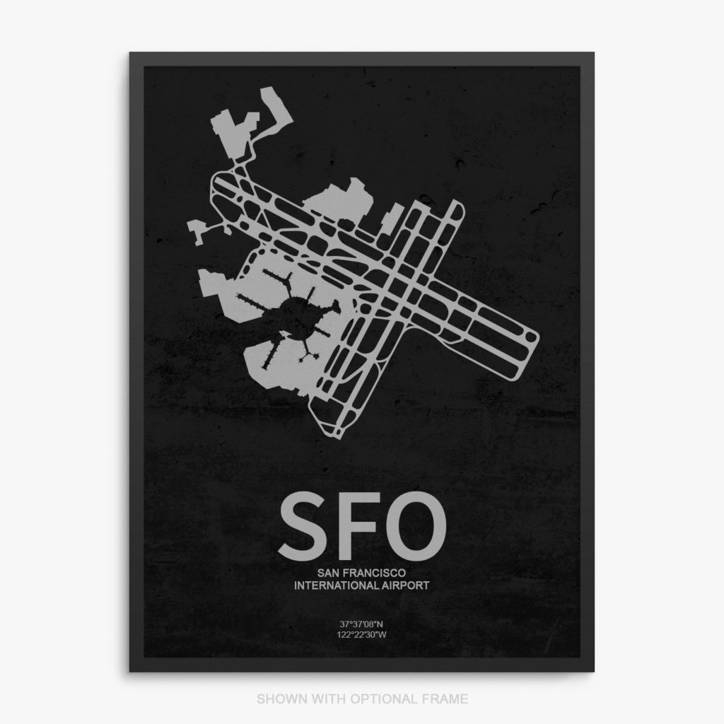 SFO Airport Poster – Airport Decor