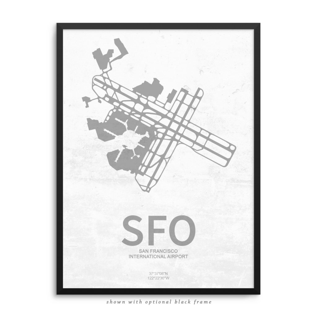 SFO Airport Poster – Airport Decor
