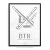 BTR Airport Poster – Airport Decor
