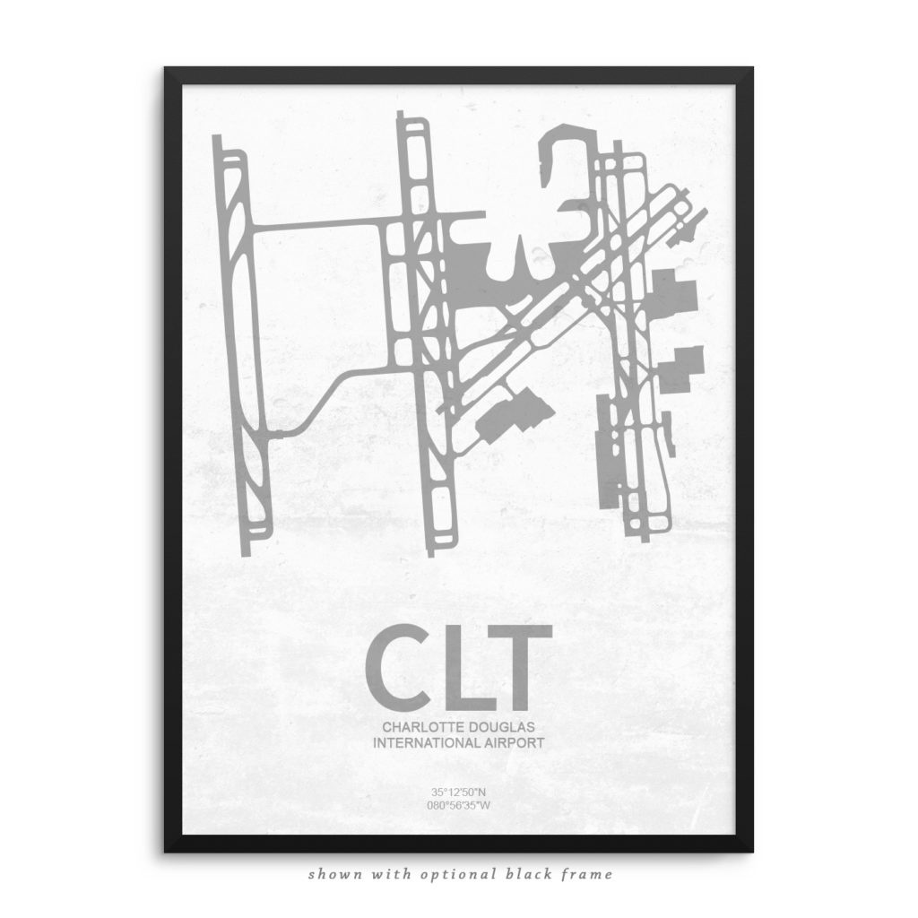 CLT Airport Poster – Airport Decor
