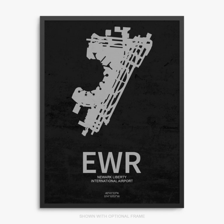 EWR Airport Poster – Airport Decor