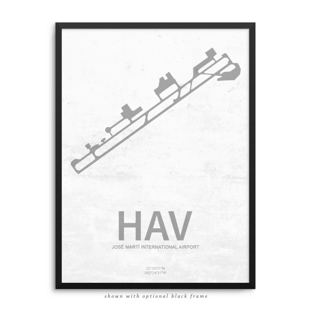 HAV Airport Poster – Airport Decor