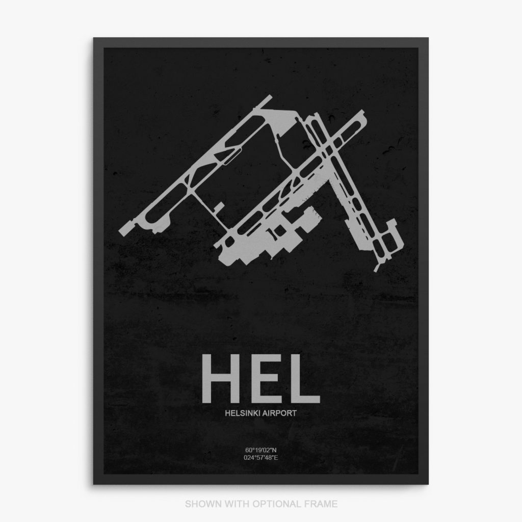 HEL Airport Poster – Airport Decor