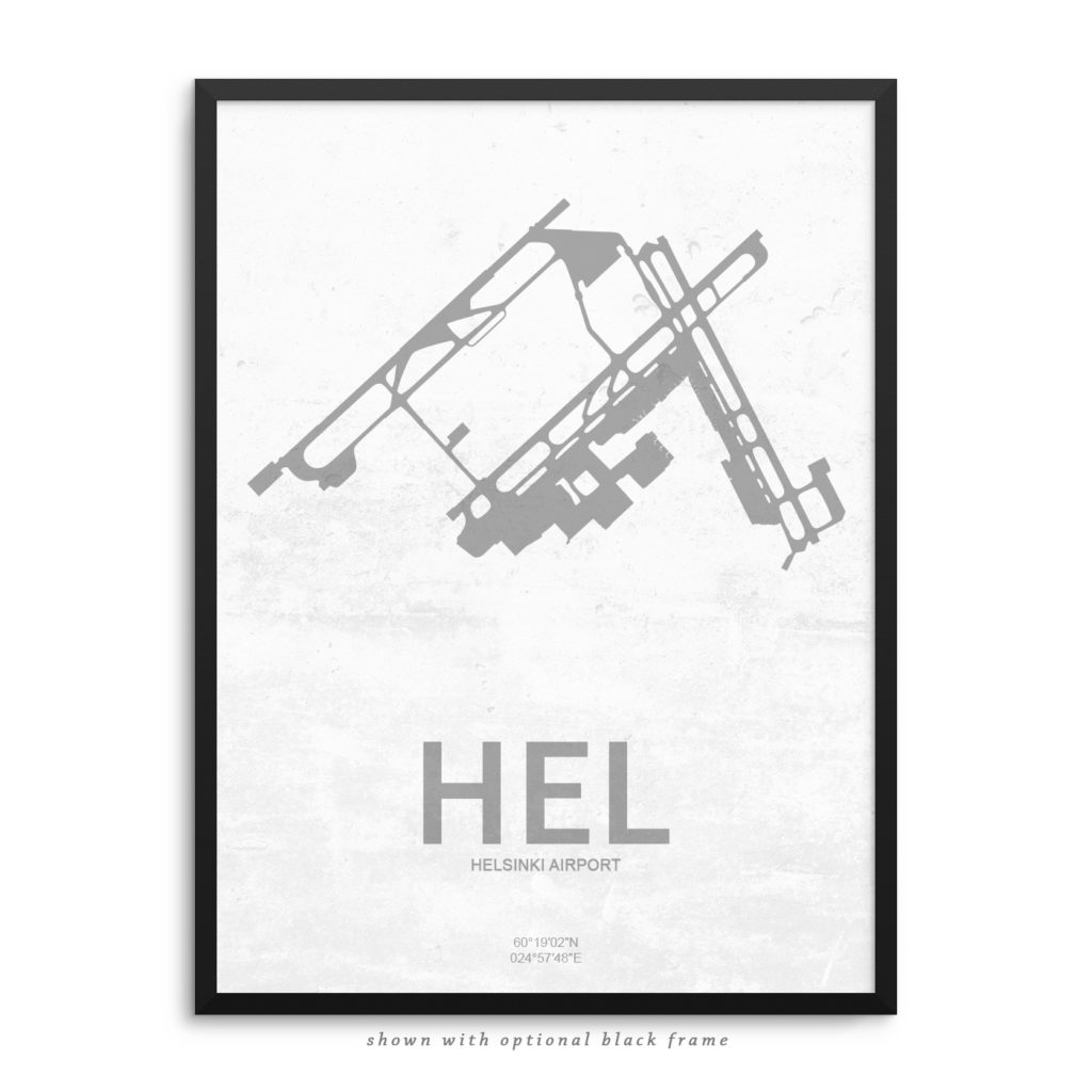 HEL Airport Poster – Airport Decor