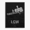 LGW Airport Poster – Airport Decor