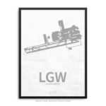 LGW Airport Poster – Airport Decor