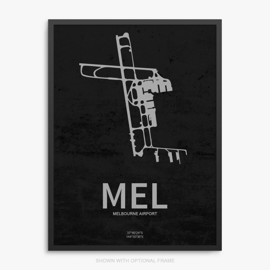 MEL Airport Poster – Airport Decor