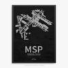 MSP Airport Poster – Airport Decor