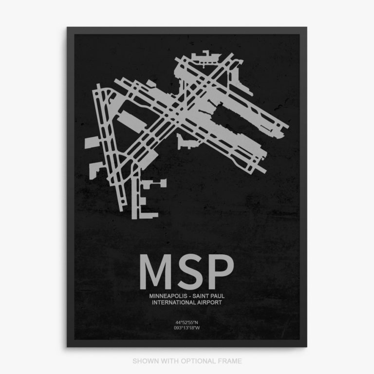 MSP Airport Poster – Airport Decor