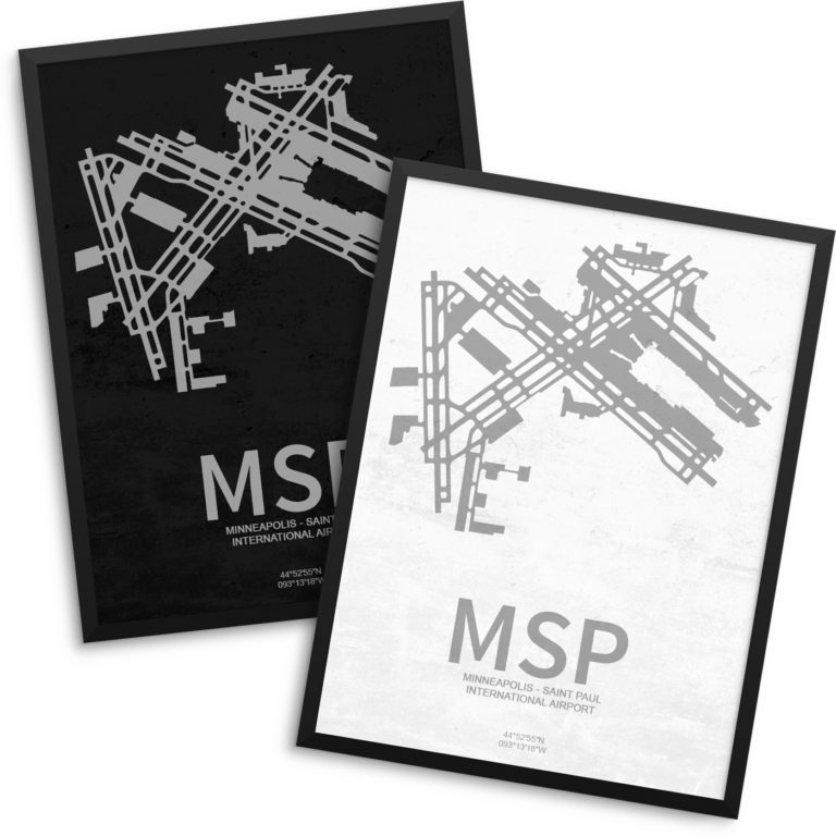 MSP Airport Poster – Airport Decor