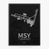 MSY Airport Poster – Airport Decor