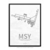 MSY Airport Poster – Airport Decor