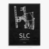 SLC Airport Poster – Airport Decor