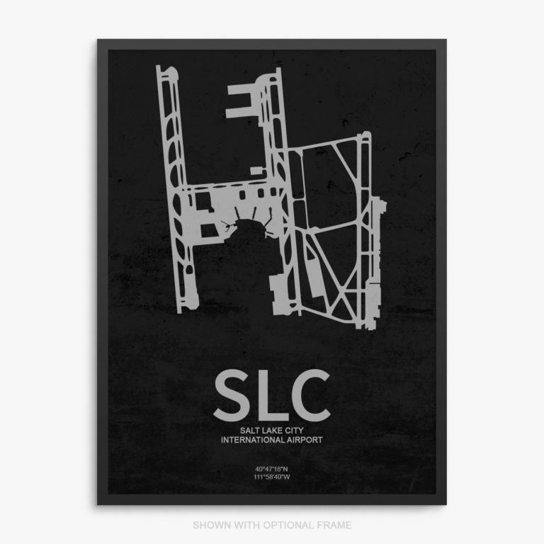 SLC Airport Poster – Airport Decor