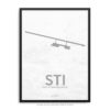 STI Airport Poster – Airport Decor