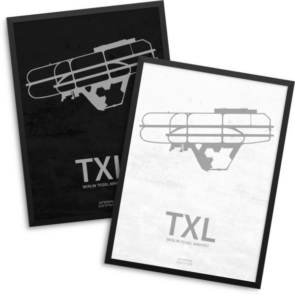 TXL Airport Poster Airport Decor TXL Airport Poster Airport Decor