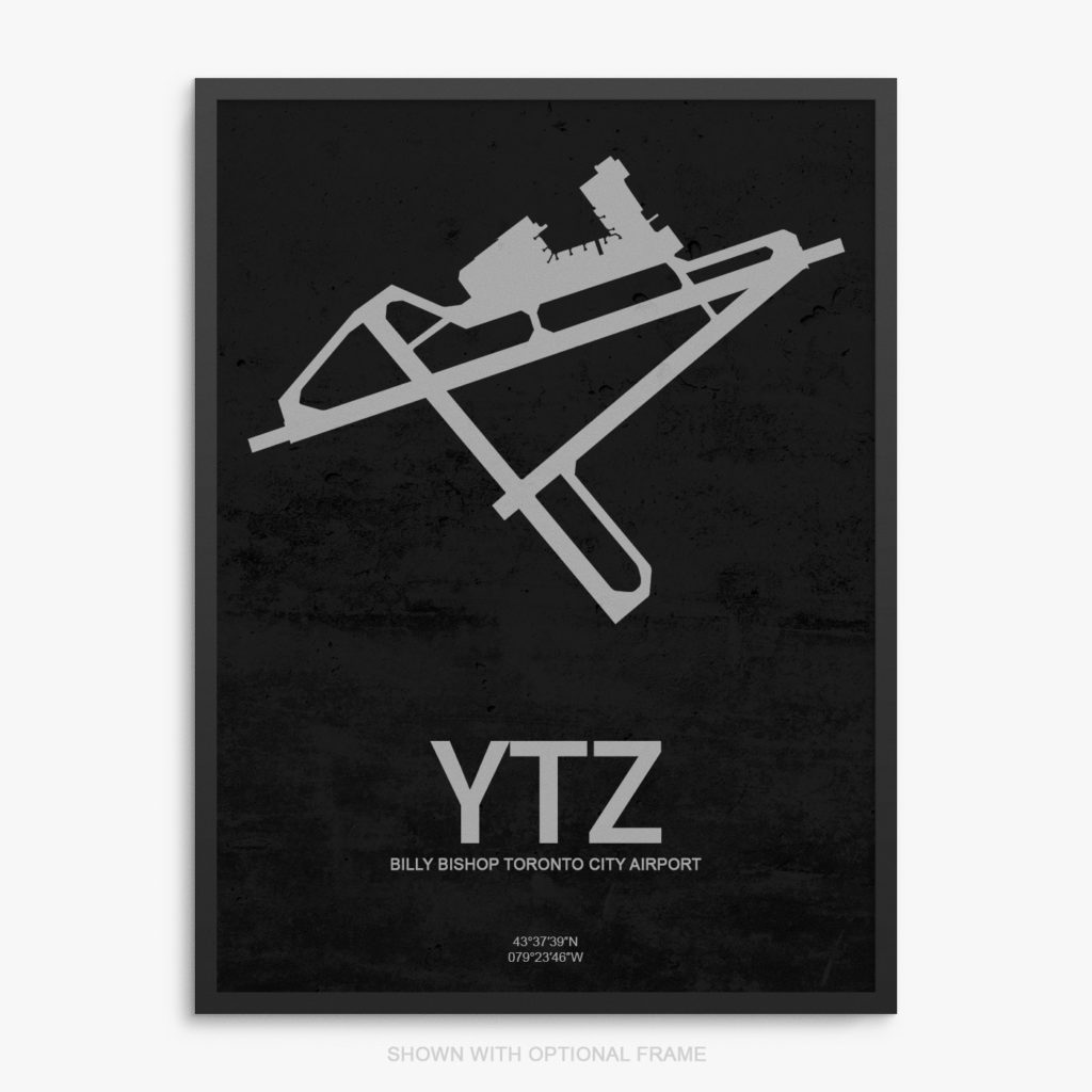 YTZ Airport Poster – Airport Decor