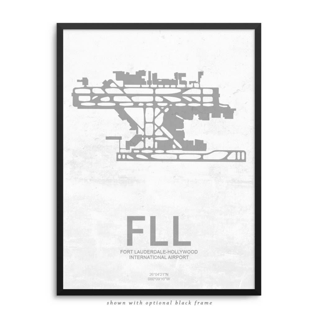 FLL Airport Poster – Airport Decor