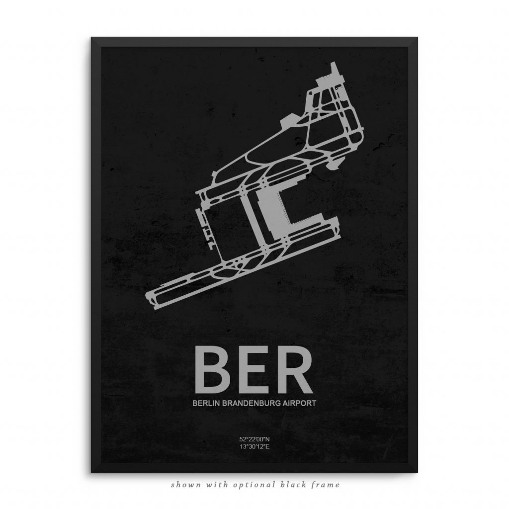 BER Airport Poster – Airport Decor
